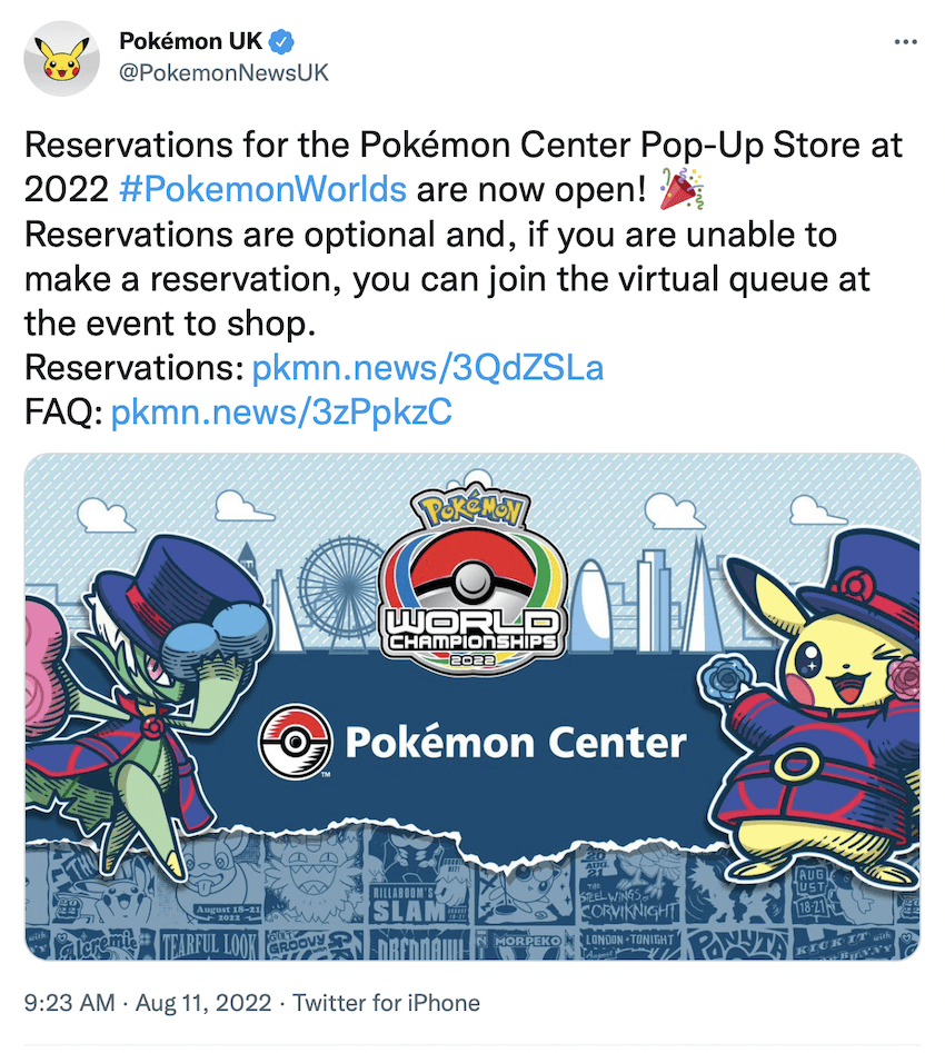 2022 Pokémon World Championships & Pokémon Centre - London – URBAN ...