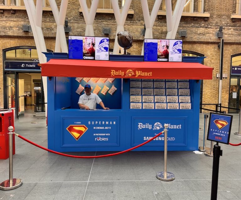 Look Up It’s Superman – Daily Planet Pop-Up Stands in London – URBAN ...